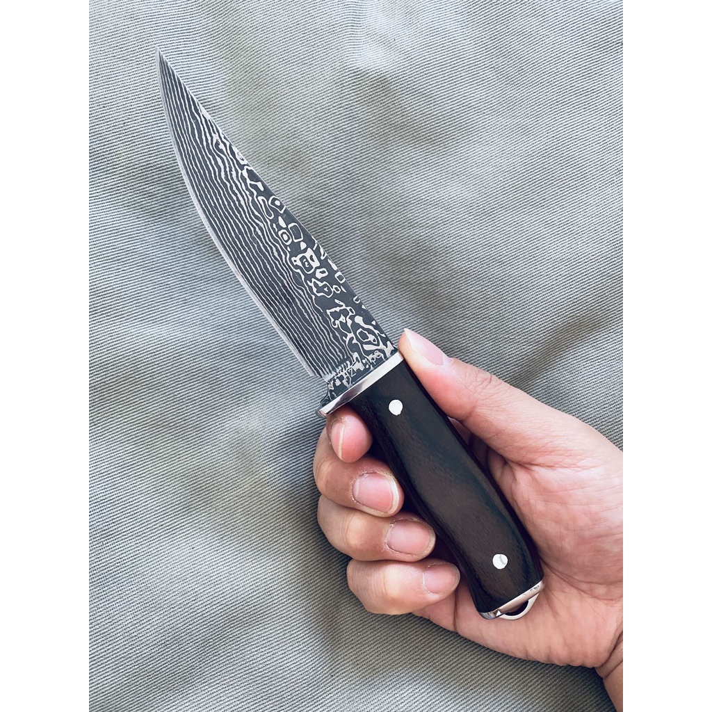 Faca Pequena 21cm Full Tang Esportiva Caça Pesca Com Bainha 1158 ...