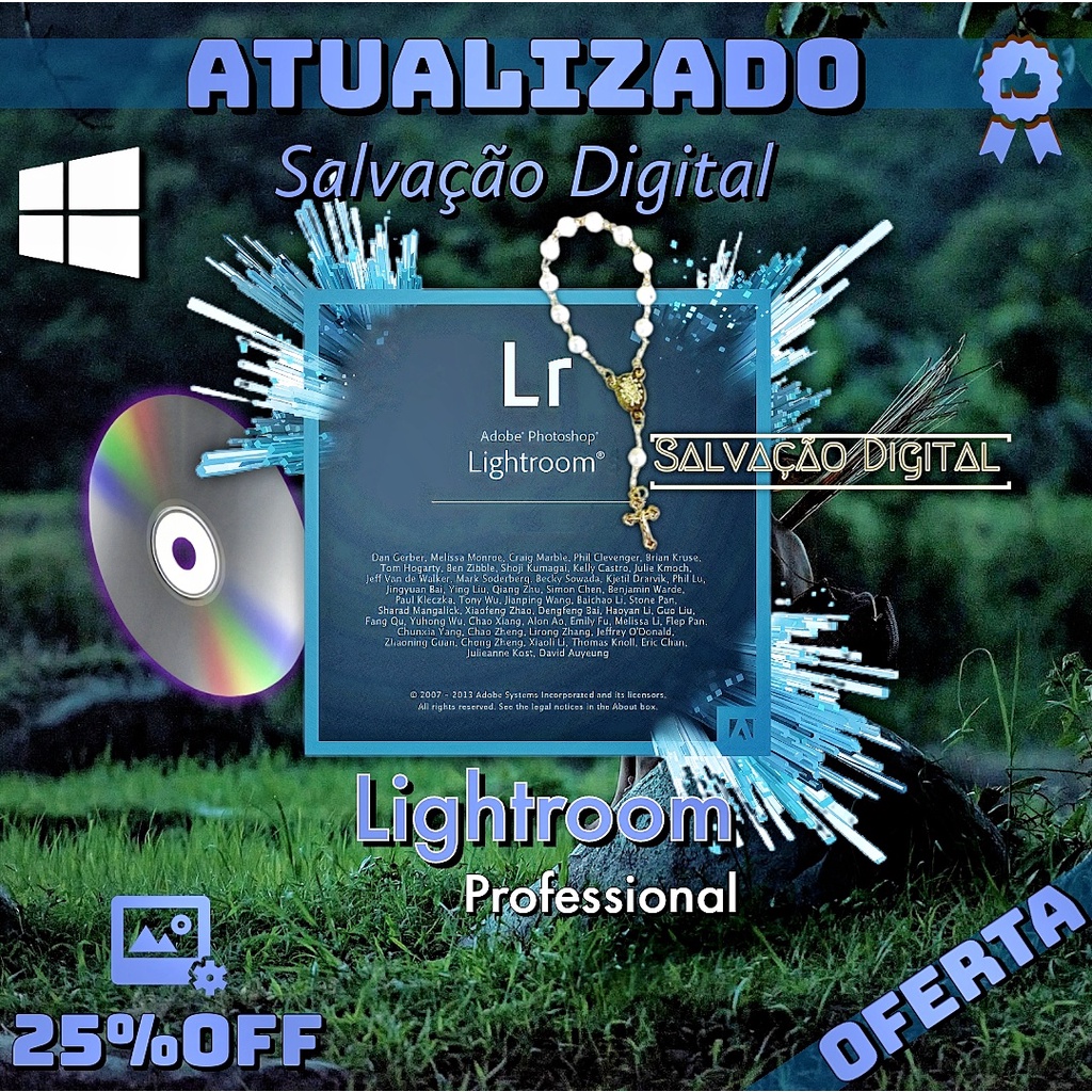 CD DVD BDL - Lightroom 2025 PROF Adobe | Shopee Brasil
