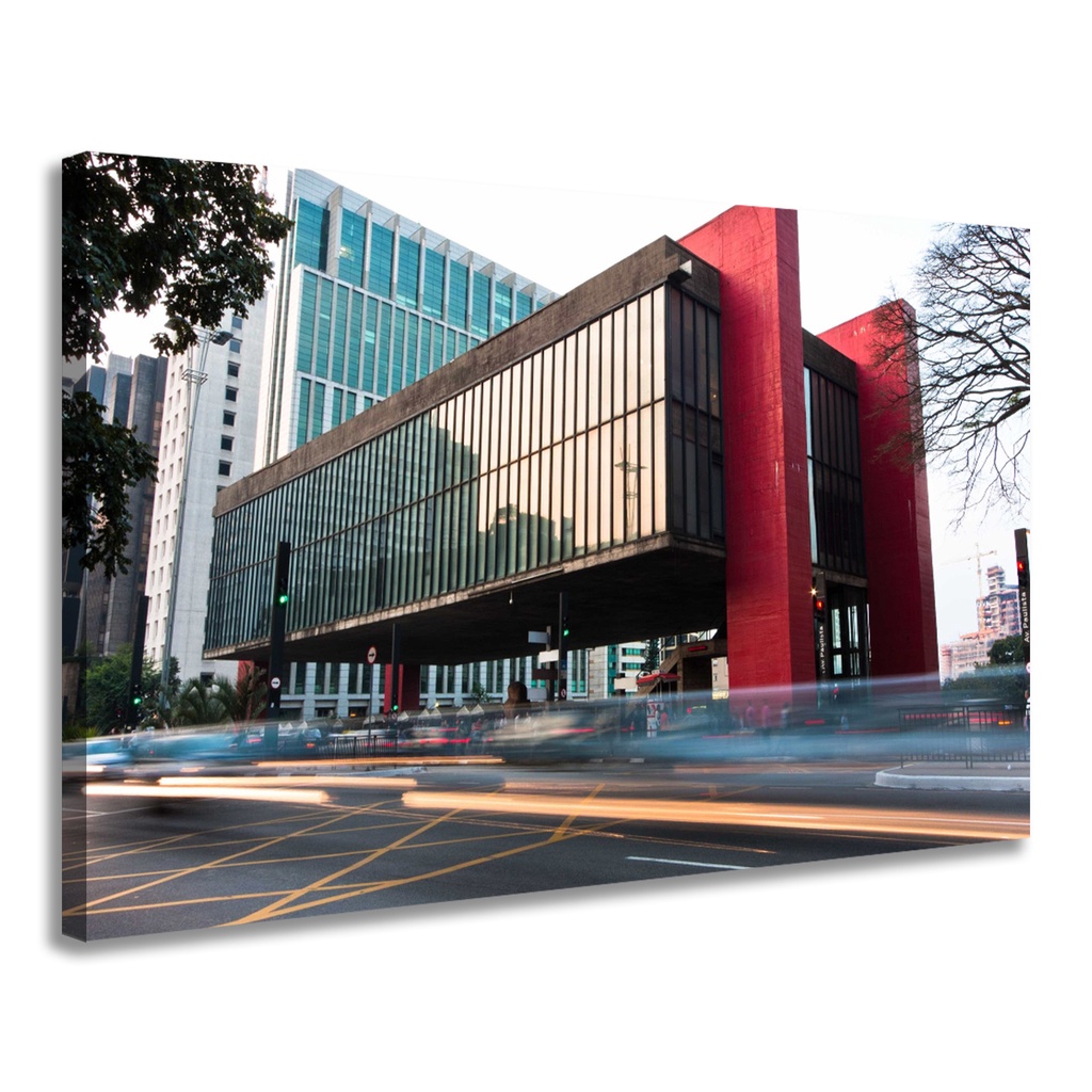Quadro Decorativo Arte Paisagem Cidade São Paulo Museu Masp | Shopee Brasil