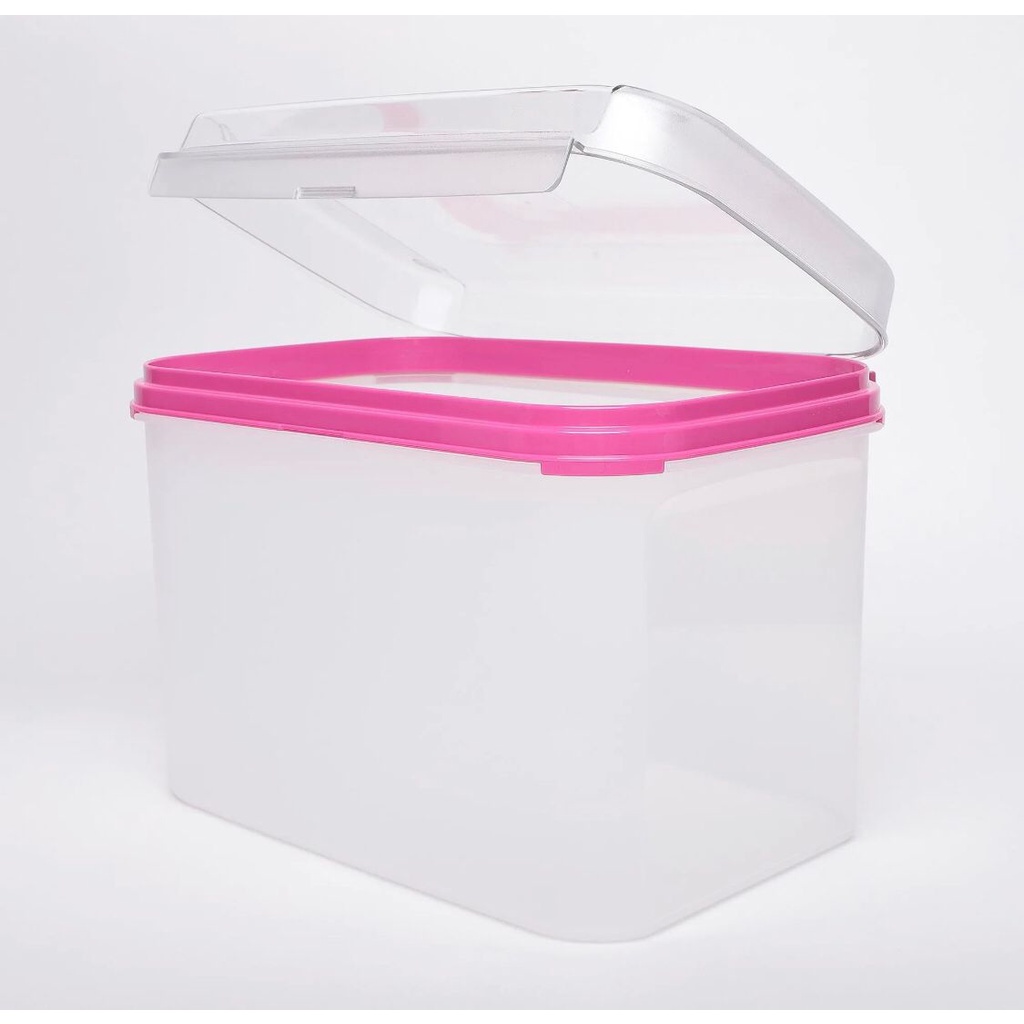 Tupperware Modular Retangular Plus 6.5 Litros Rosa Importado | Shopee ...