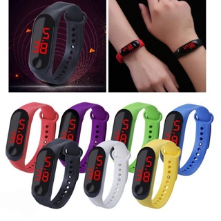 Relógio Led Watch Band Colors Unissex - Escolha A Cor | Shopee Brasil