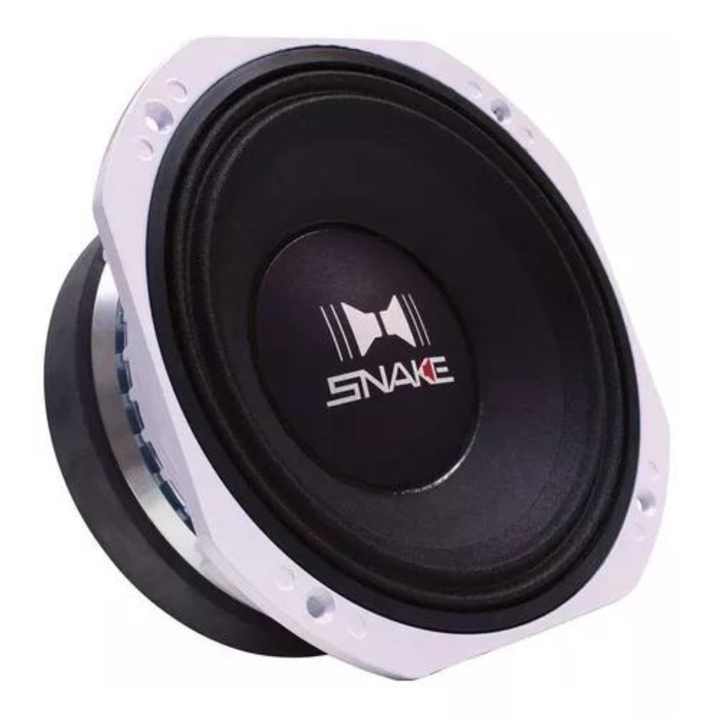 Alto Falante Woofer Snake 8 Polegadas ESX608 300W RMS 8 OHMS Médio Grave Bobina Simples Full ...