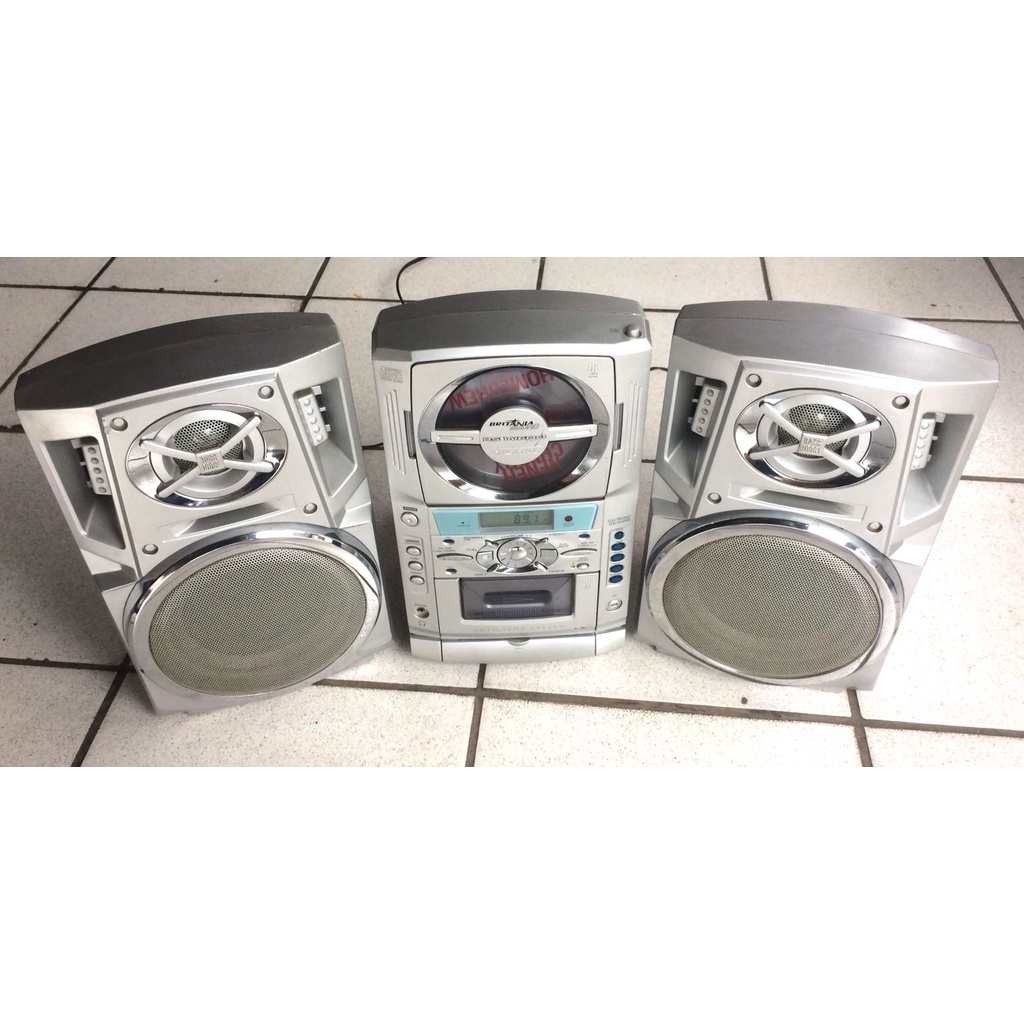 Micro System Britania Bs W600 - Funcionando | Shopee Brasil