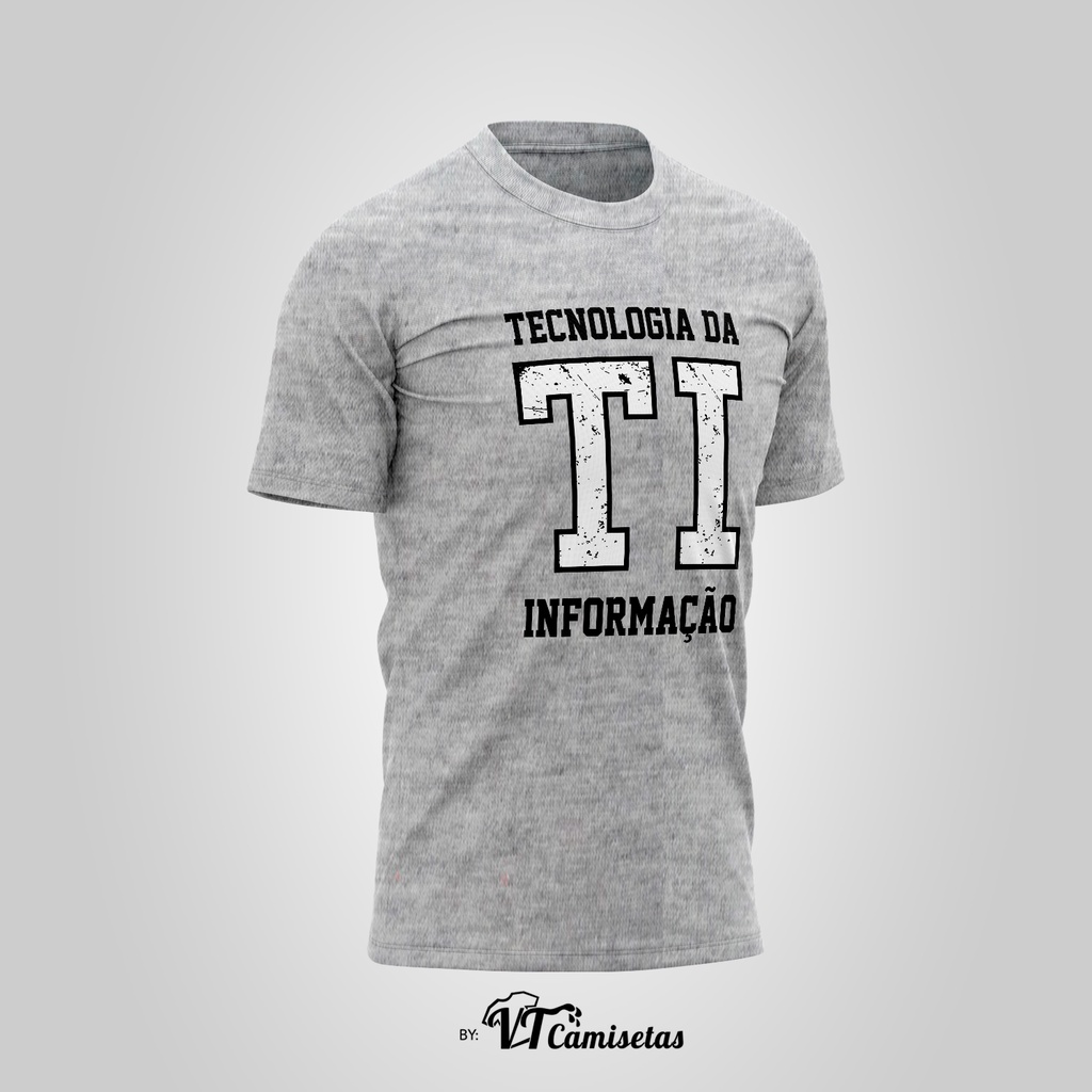 Tecnologia da Informação TI Camisetas Faculdade Universidade Camisa ...