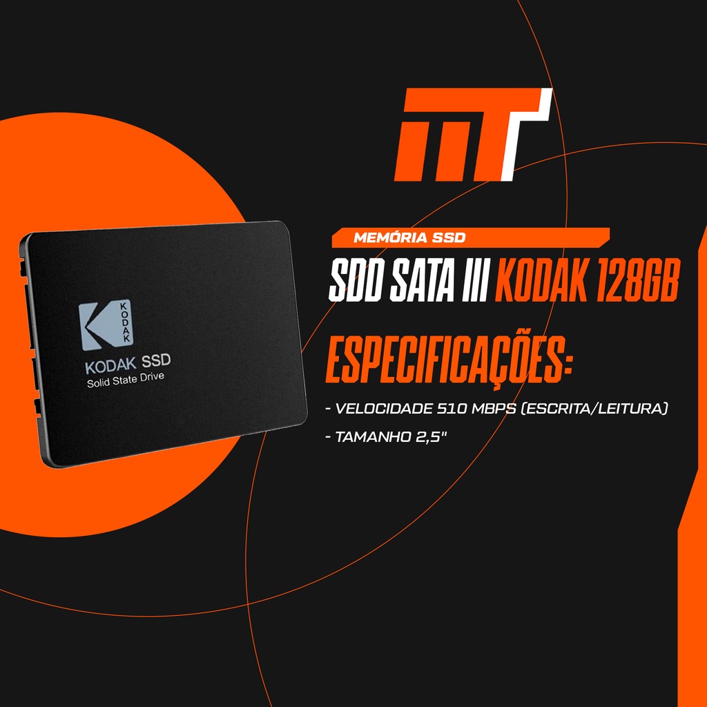 SSD SATA III Kodak 128Gb | Shopee Brasil
