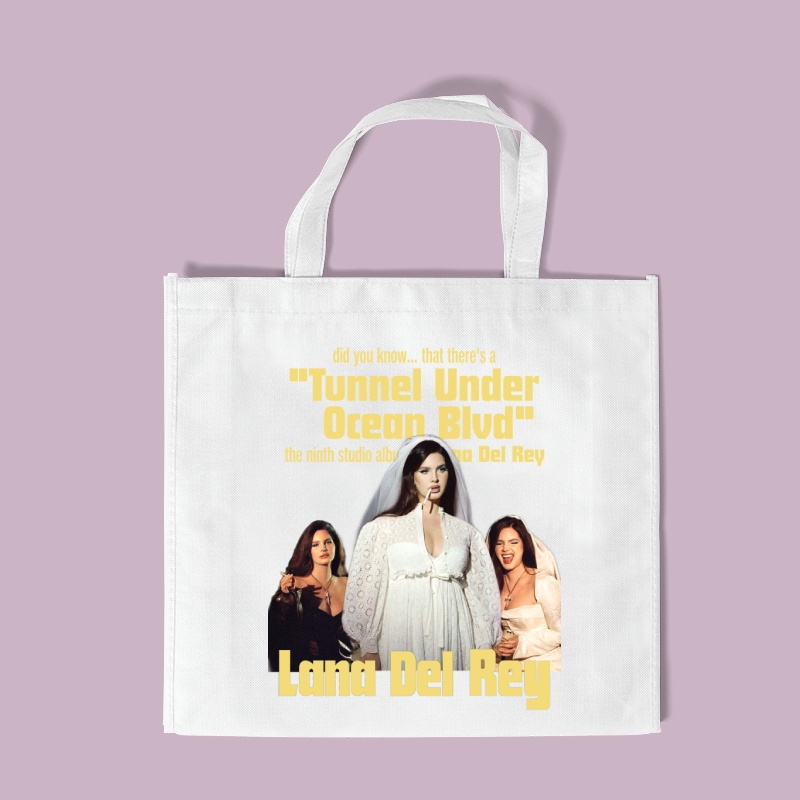BOLSA ECOBAG LANA DEL REY TUNNEL UNDER OCEAN BLVD | Shopee Brasil