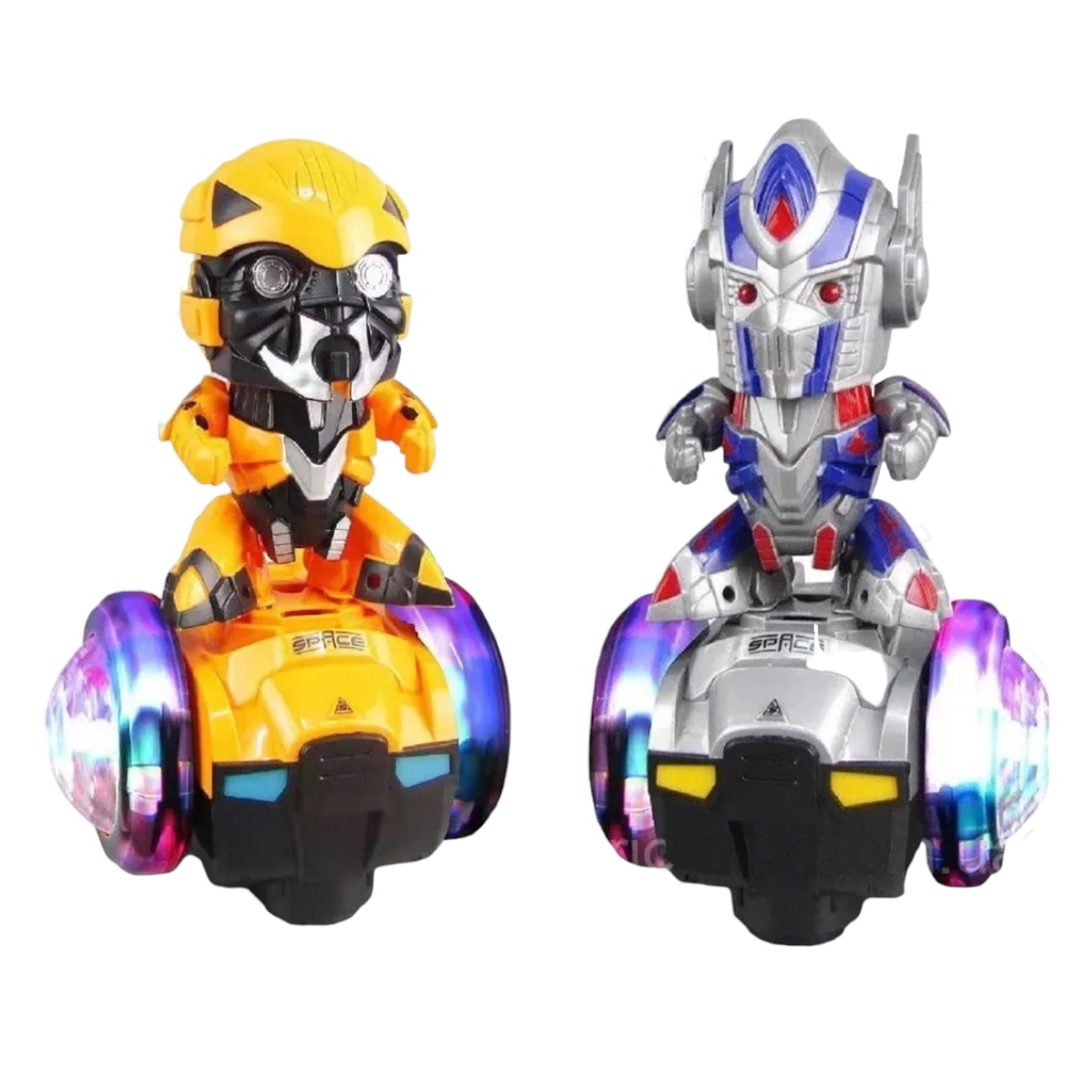 Robo Dançarino Brinquedo Musical Emite Luzes 3d Gira Dança | Shopee Brasil