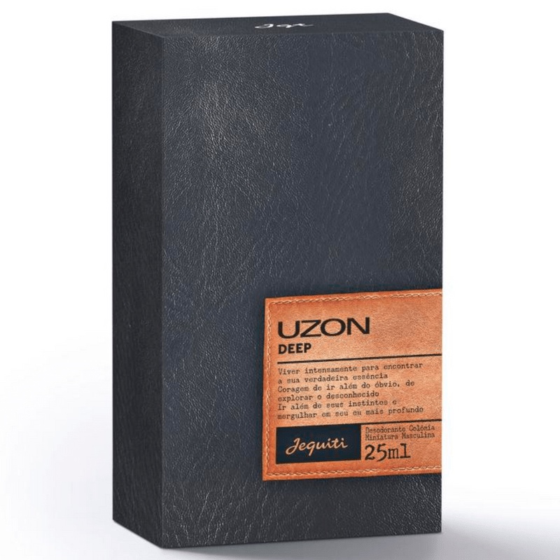 Uzon Deep Desodorante Colônia Masculina Jequiti, 25 ml | Shopee Brasil