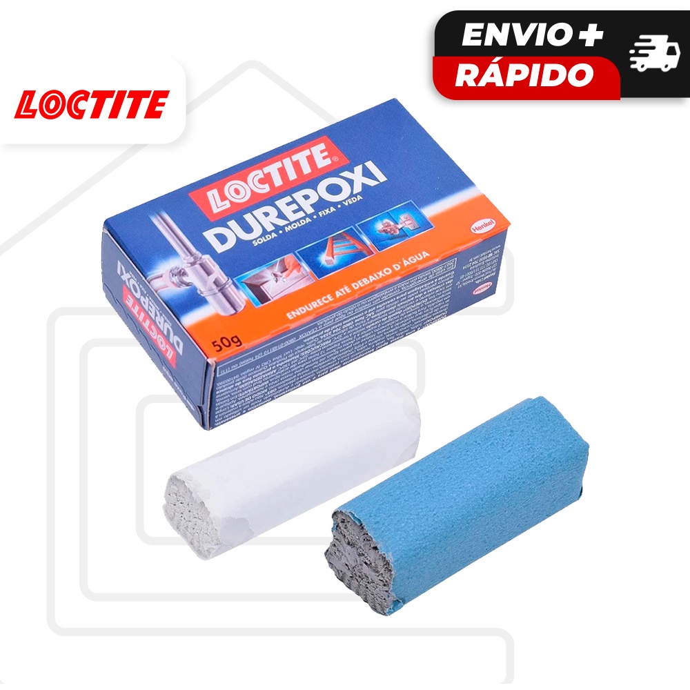 Durepox Cola Epoxi Massa Epoxi Adesivo 50g Original Loctite Durepoxi ...