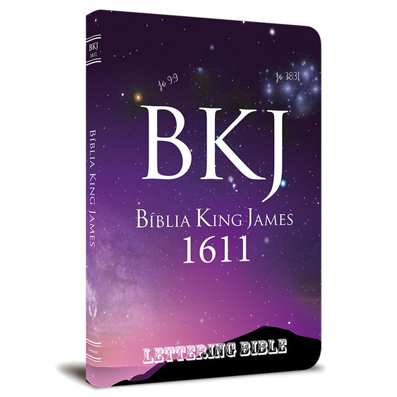 Bíblia King James 1611 Ultra Fina Lettering Bible | Letra Normal | Capa ...