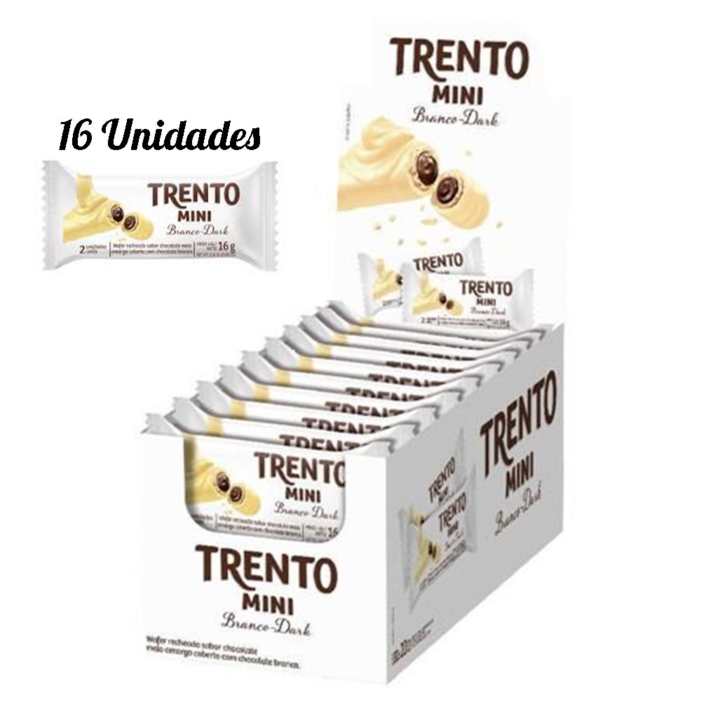 Chocolate Trento Mini - Caixa c/ 16 unidades de 16g - Escolha o Sabor ... Chocolate Trento Mini - Caixa c/ 16 unidades de 16g - Escolha o Sabor ...