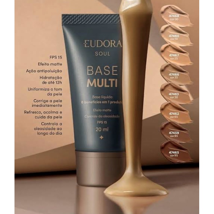 Eudora Base Multi 8 em 1 Soul 20ml | Shopee Brasil