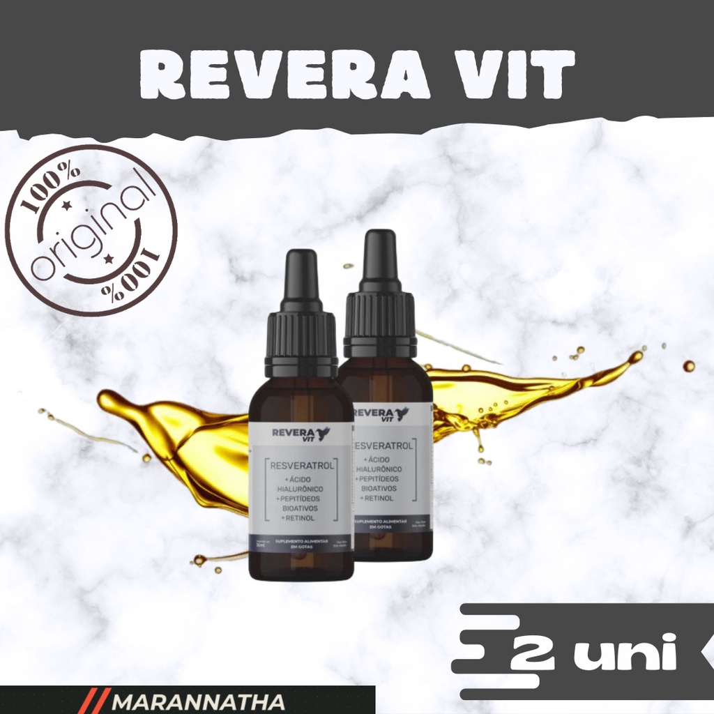 2 REVERAVIT - RESVERATROL ORIGINAL MEGA POTENTE | Shopee Brasil