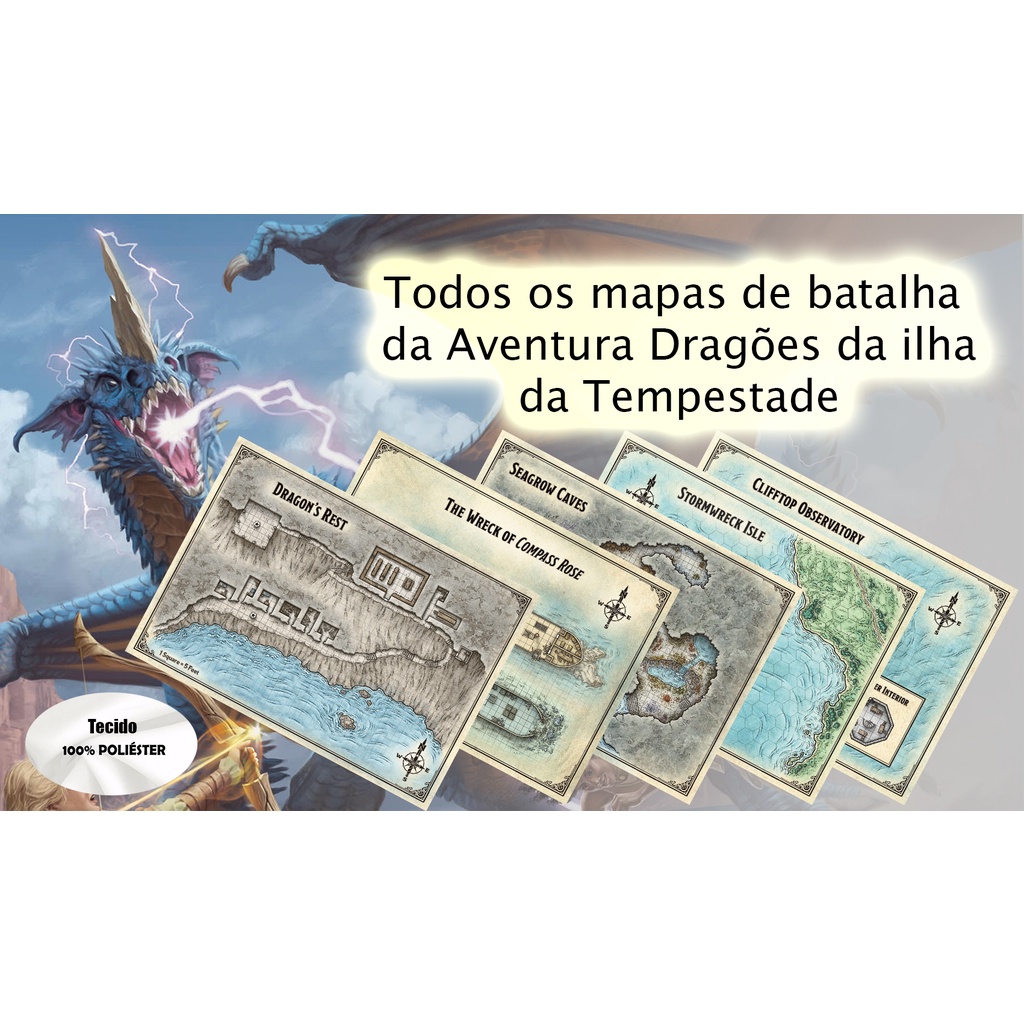 RPG Dungeons and Dragons : Todos os mapa de Batalha da Aventura Dragões ...