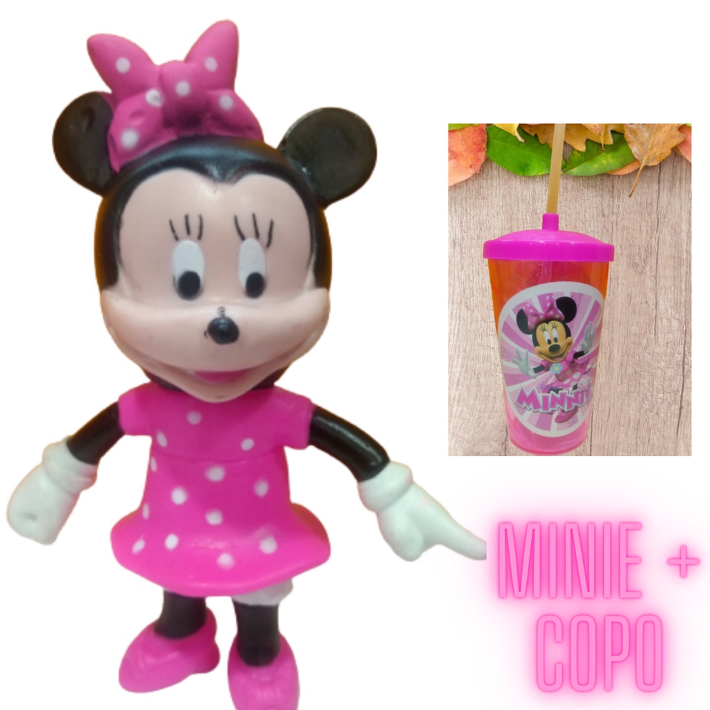 Boneca Minnie + Copo Minnie | Shopee Brasil
