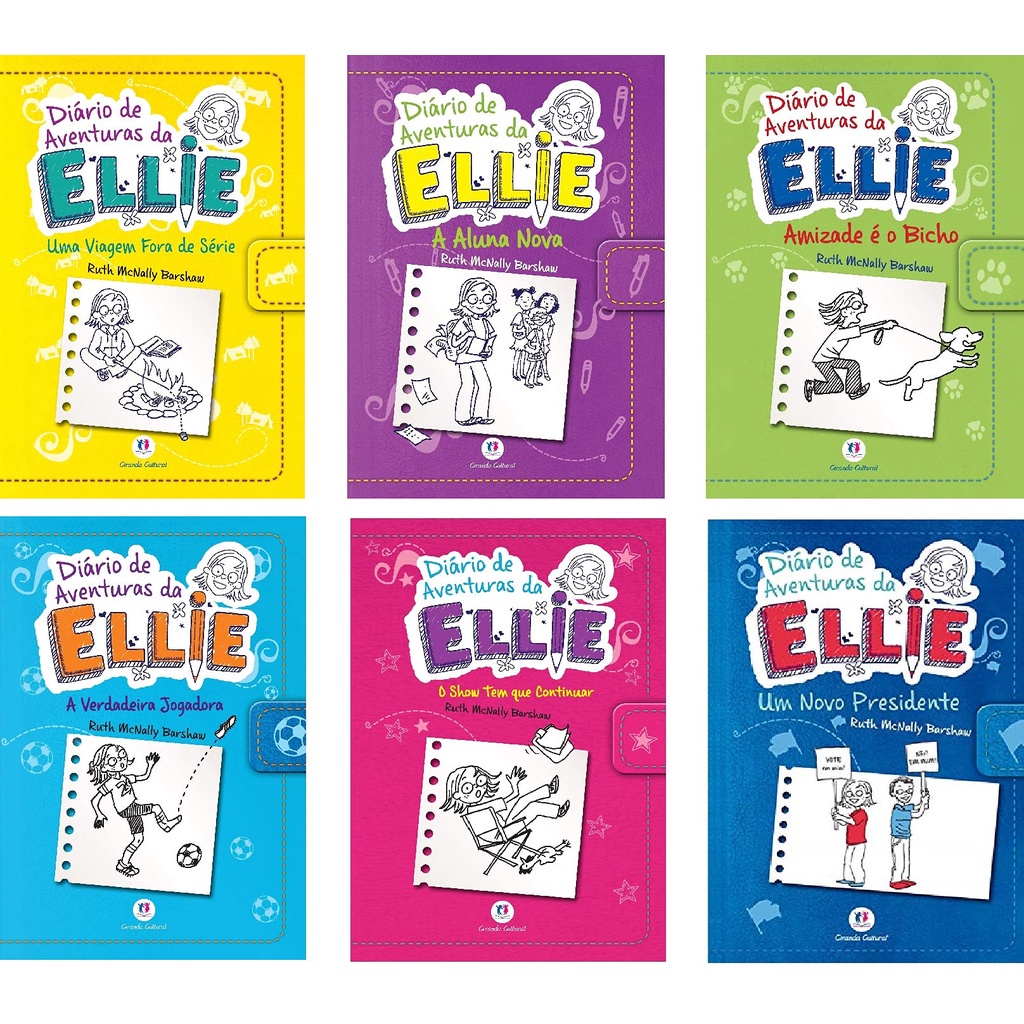 Coleção Diário de Aventuras da Ellie / Ruth McNally | Shopee Brasil