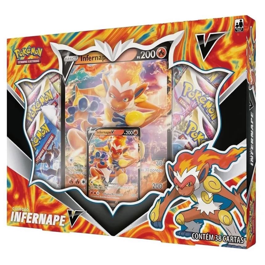 Box Infernape V - Pokémon TCG | Shopee Brasil