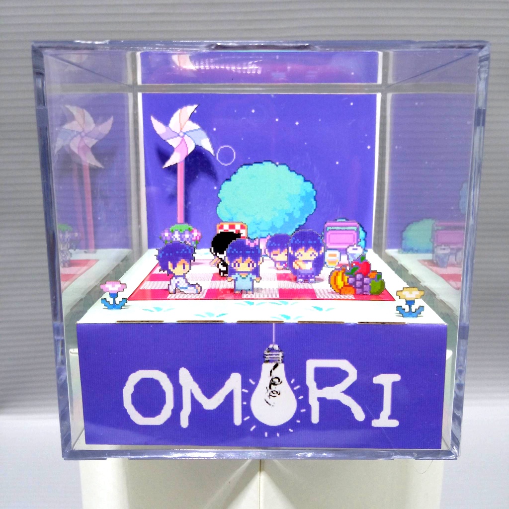 Cubo Diorama Omori Picnic | Shopee Brasil