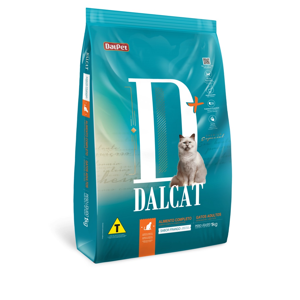 Dal Cat Adulto 1Kg | Shopee Brasil