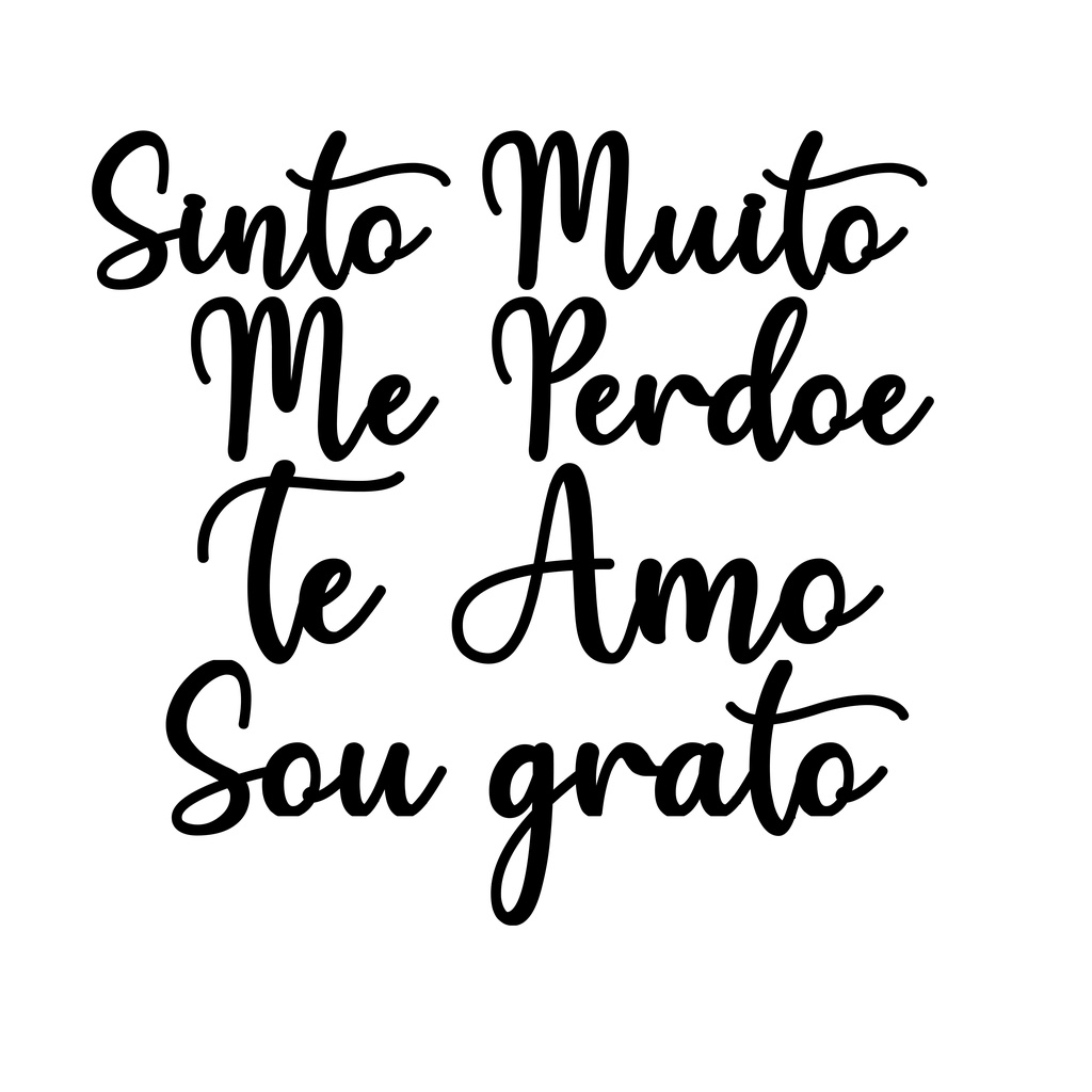 Oração Hoponopono Sinto Muito Me Perdoe Te Amo Sou Grato | Shopee Brasil