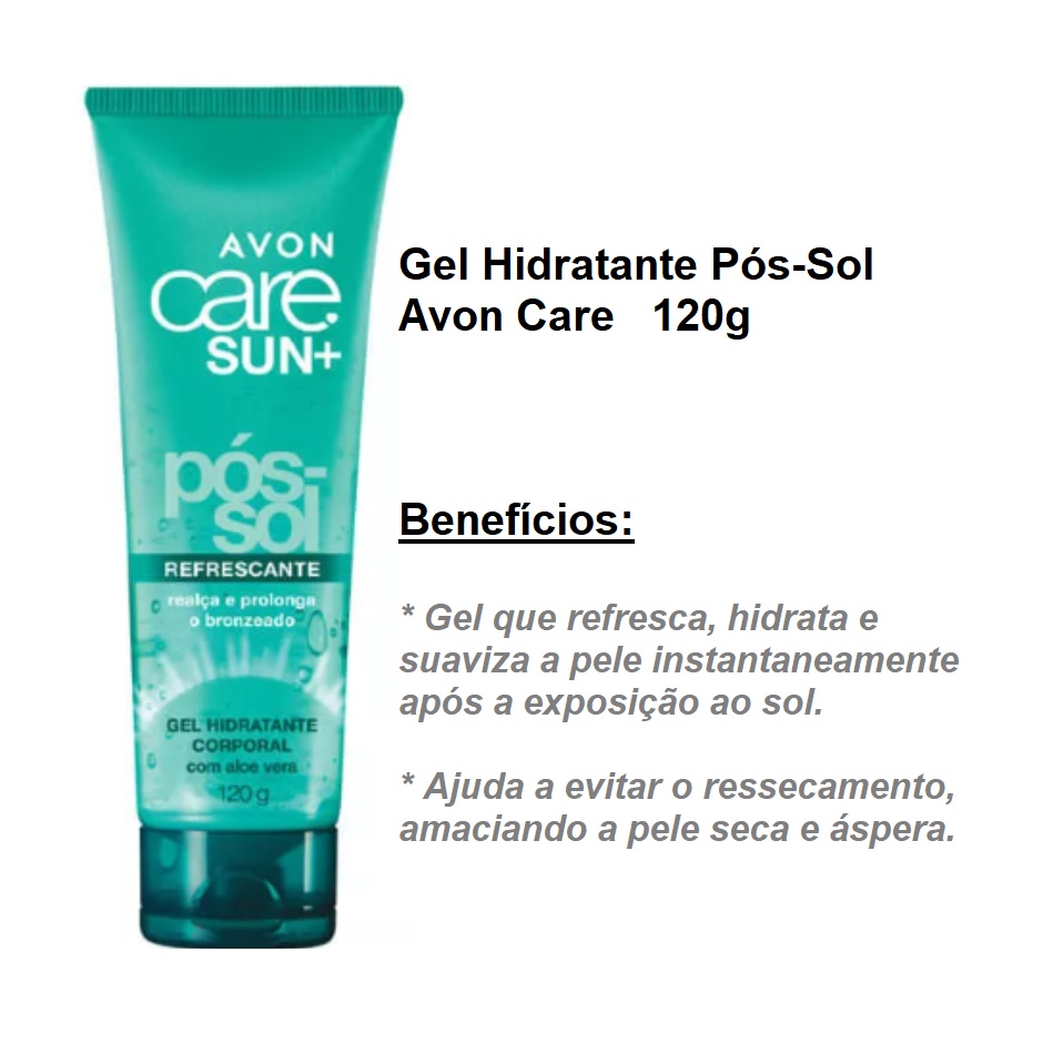 Gel Hidratante Pós-Sol Avon Care - 120g | Shopee Brasil