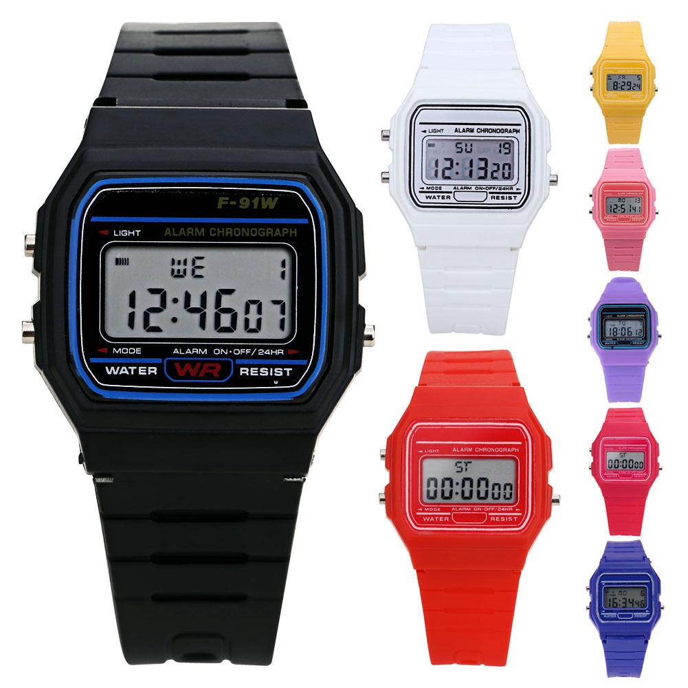 Relógio Infantil Digital Casio LED Unissex Menino e Menina Coloridos ...
