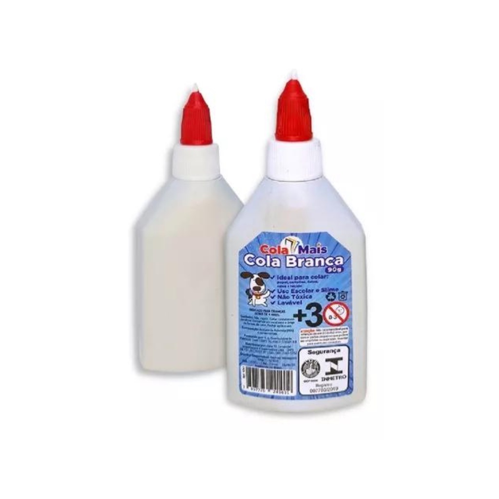 Cola Branca Escolar Cola Mais 40g/90g 1 Unidade | Shopee Brasil