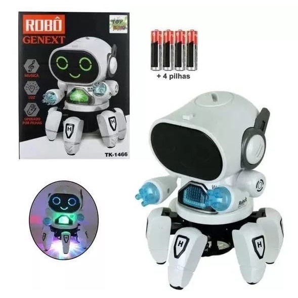 ROBÔ MUSICAL DANÇARINO COM LUZES | Shopee Brasil