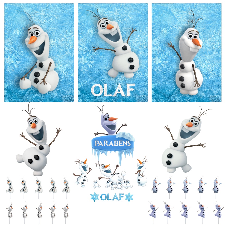KIT FESTA OLAF - FROZEN | Shopee Brasil