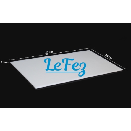 Tábua Placa De Polietileno Pead Açougue 6mm X 30cm X 50cm | Shopee Brasil