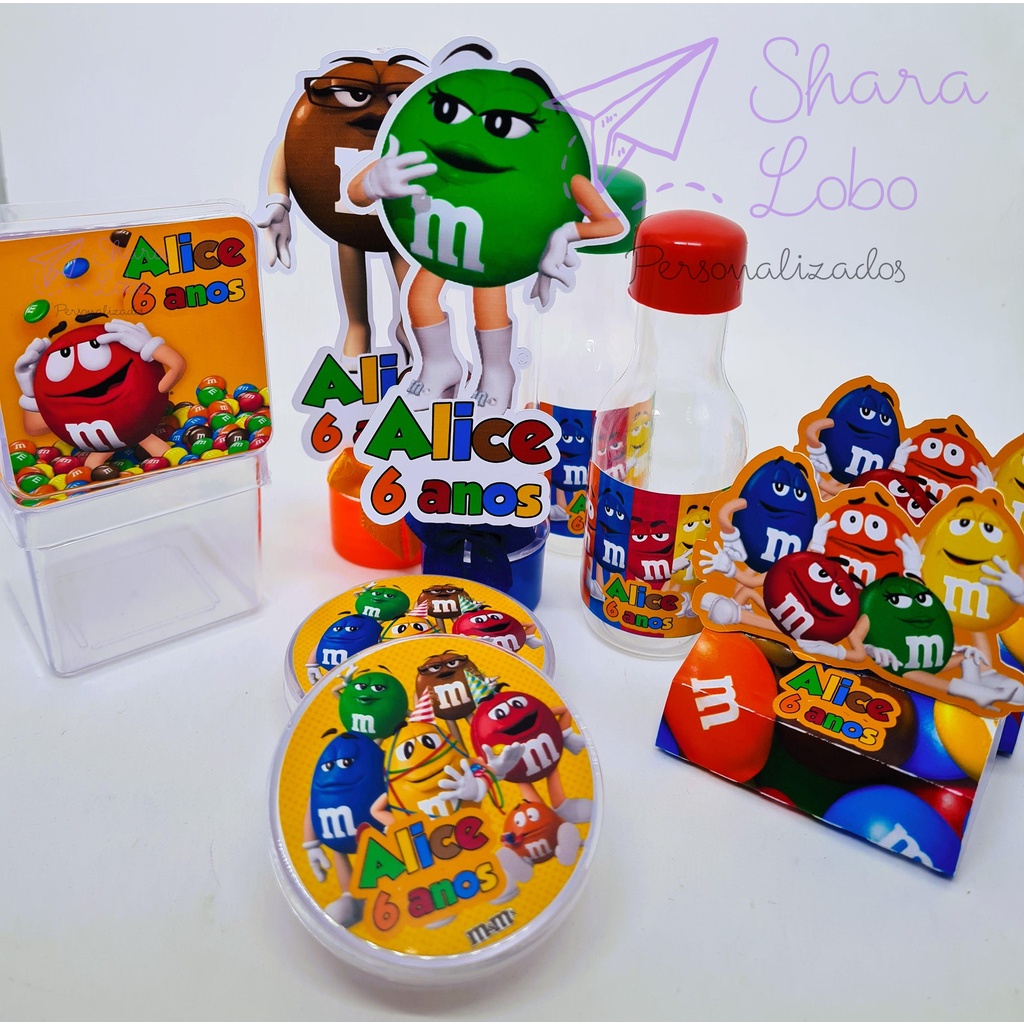 Kit Festa MMs - 50 Peças | Shopee Brasil