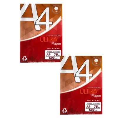 Papel sulfite A4 75g 210x297 com 500 folhas | Shopee Brasil