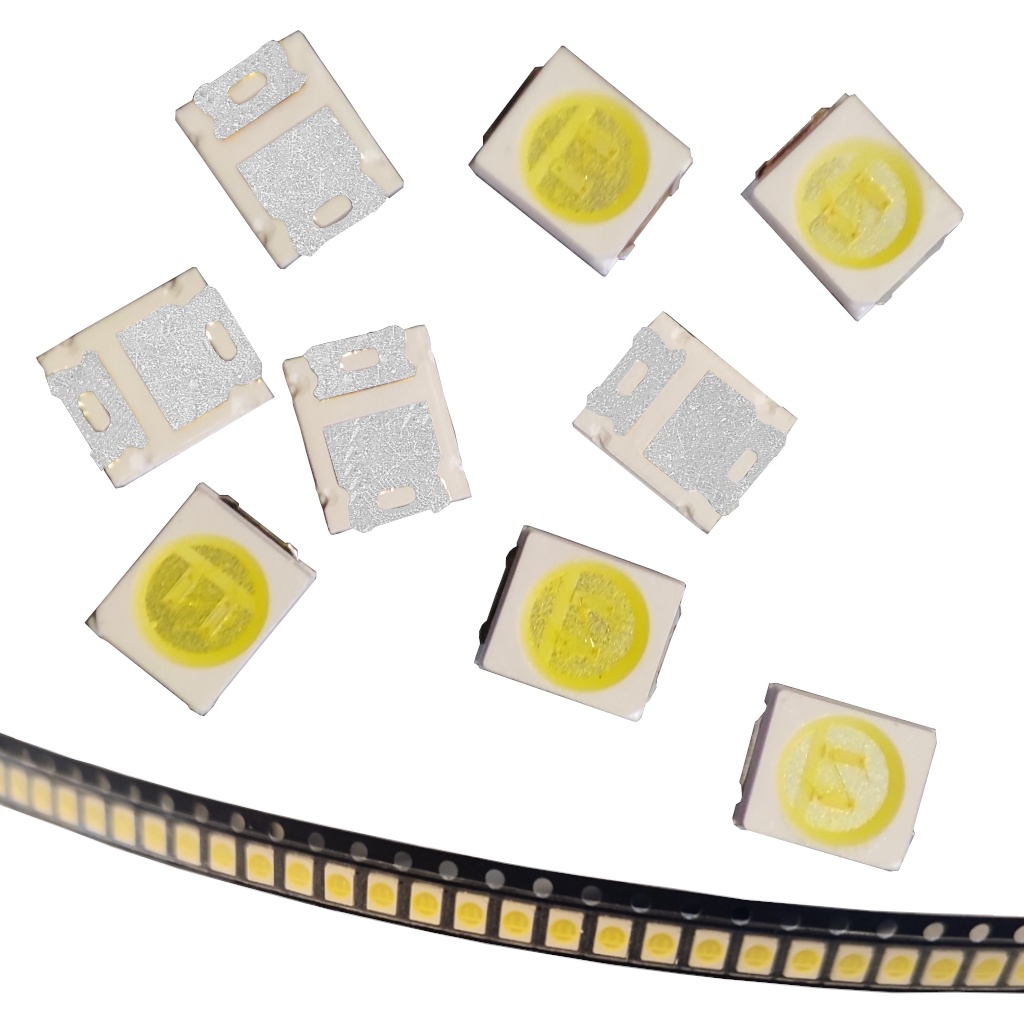 10 UN Led 3v 1w 2835 3528 Branco Frio | Shopee Brasil