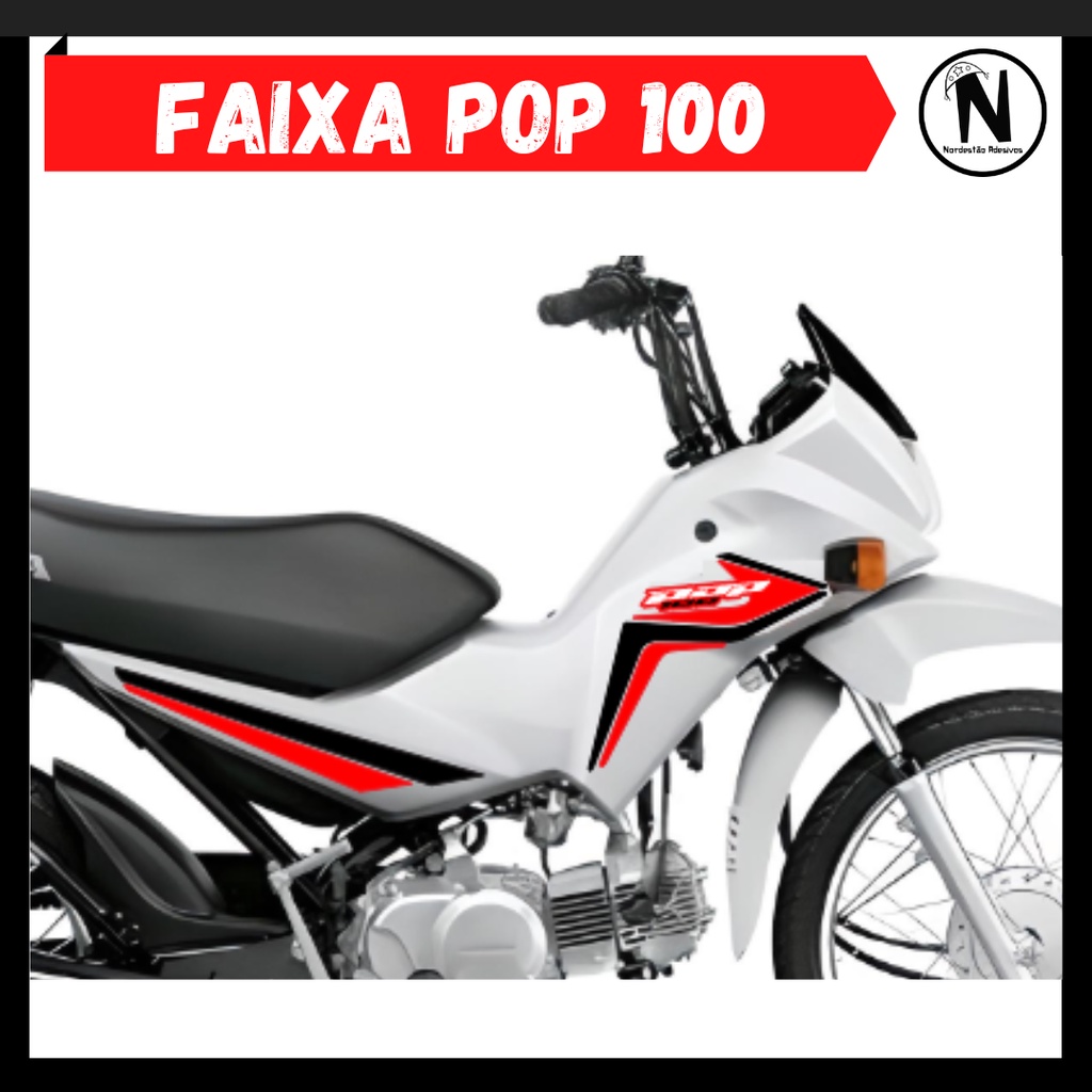 Faixa Adesiva para Pop 100 | Shopee Brasil