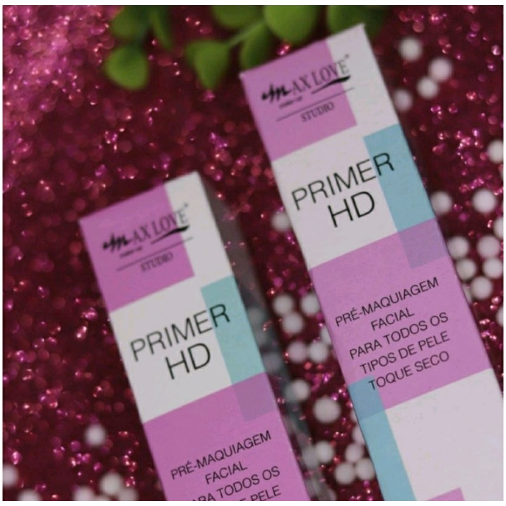 Primer Hd Pré Maquiagem Facial Toque Seco Max Love | Shopee Brasil