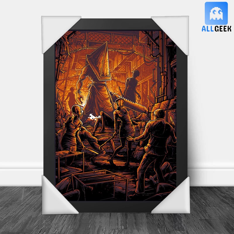 Quadro Decorativo Com Moldura Silent Hill Jogo | Shopee Brasil