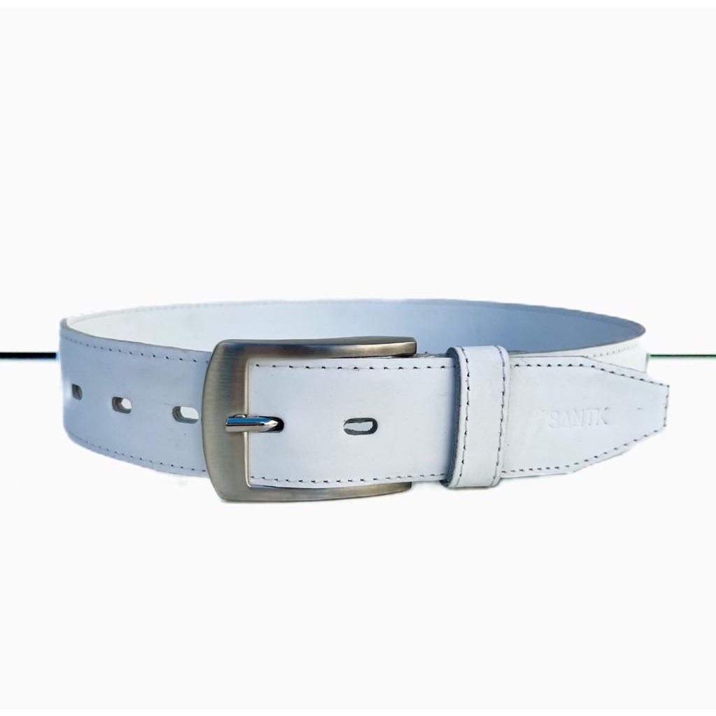 Cinto Branco Masculino em Couro Legitimo | Shopee Brasil