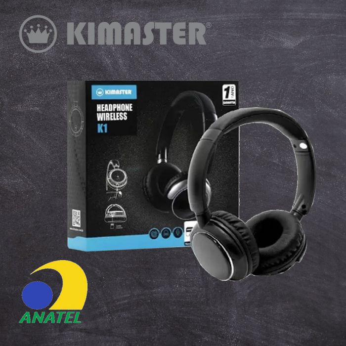Fone Headphone Bluetooth Wireless Kimaster K1 | Shopee Brasil