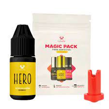 Cola para extensão de cílios fio a fio Hero 3ml/5ml Sobelle | Shopee Brasil