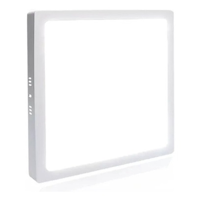 Painel Plafon Led Sobrepor Quadrado de Plastico 20x20 18w Branca Bivolt | Shopee Brasil