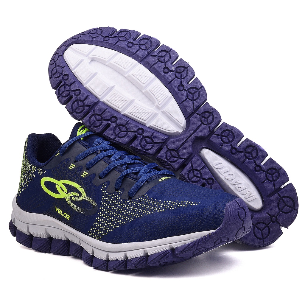 Tênis Esportivo Masculino - Calçado Macio Leve e Confortável - Ideal ...