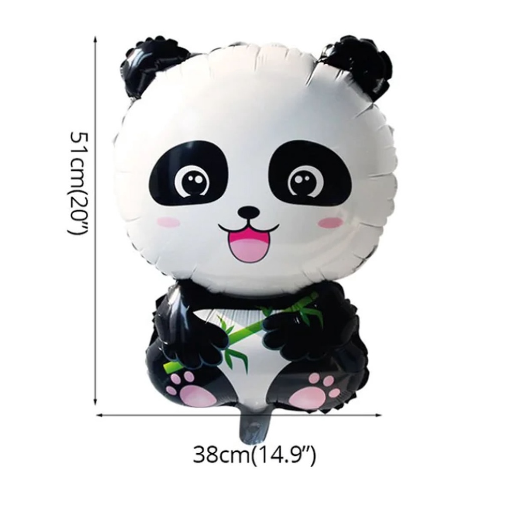 10 balao Metalizado Urso Panda | Shopee Brasil