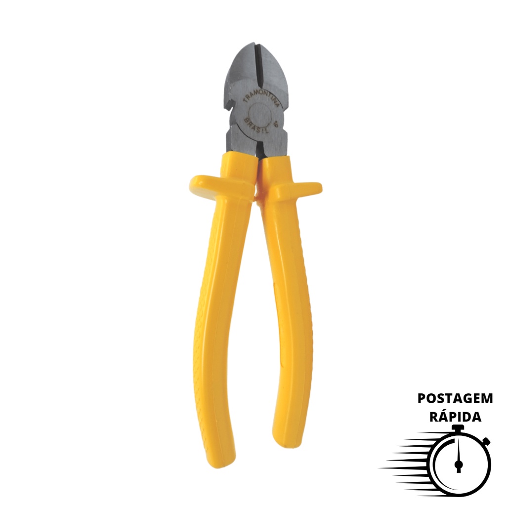 Alicate De Corte Diagonal Isolado 6 Polegadas 1000V Tramontina | Shopee Brasil