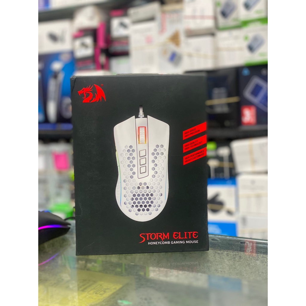 Mouse Red Dragon Storm Elite GAMER | Shopee Brasil