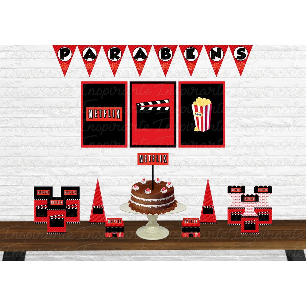 Kit Festa - Netflix | Shopee Brasil