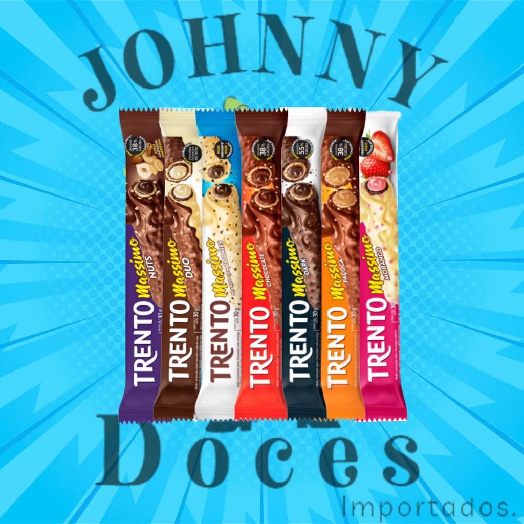 Trento Massimo Chocolate 30g Caixa Com 10 unidades | Shopee Brasil