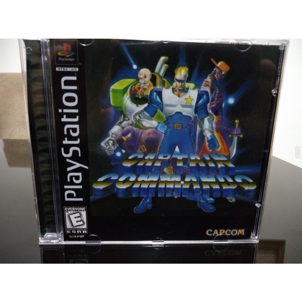 Captain Commando (Patch) ~ PS1 midia preta | Shopee Brasil