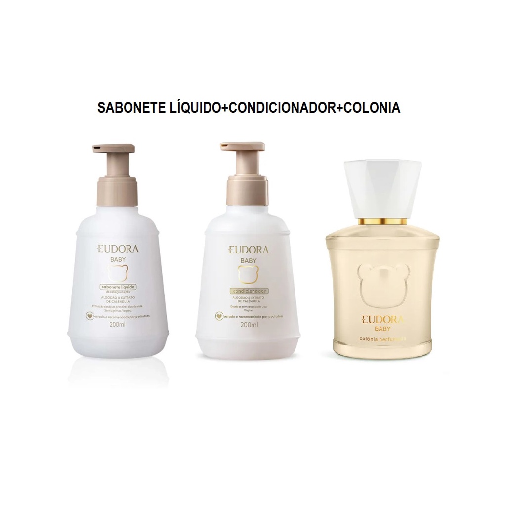 Eudora Baby , kit A escolher na variação , Shampoo,ou Sabonete Líq ...
