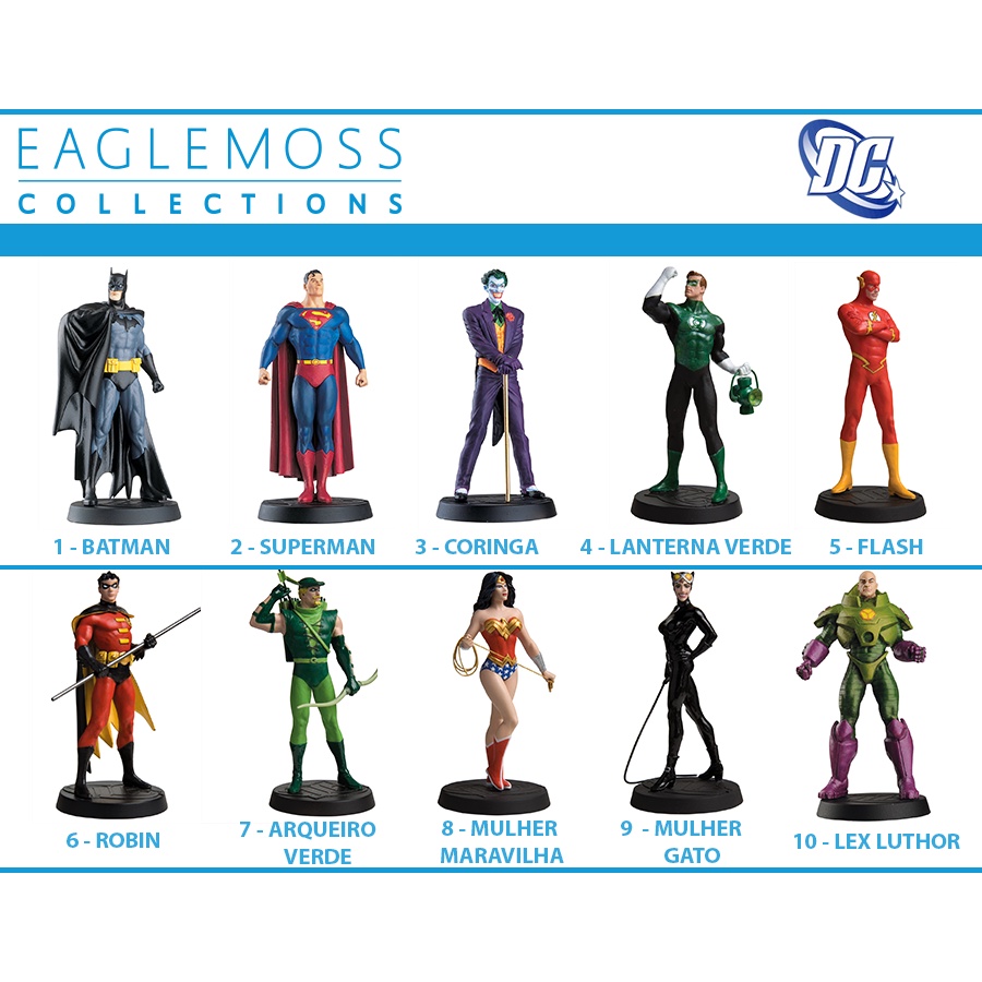 Miniaturas DC Eaglemoss SuperHero Collection Importados | Shopee Brasil