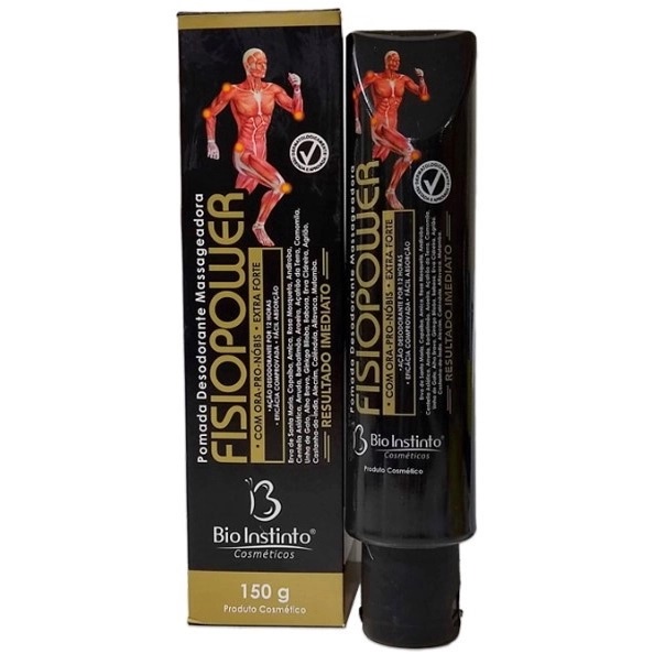 POMADA para Massagem FISIOPOWER Com Ora-Pro-Nobis 150g - Bio Insinto | Shopee Brasil